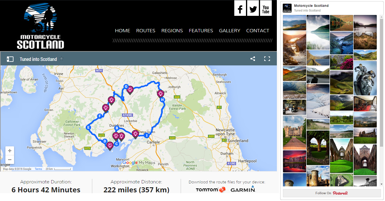 Tuned into Scotland | Motorcycle Scotland Route